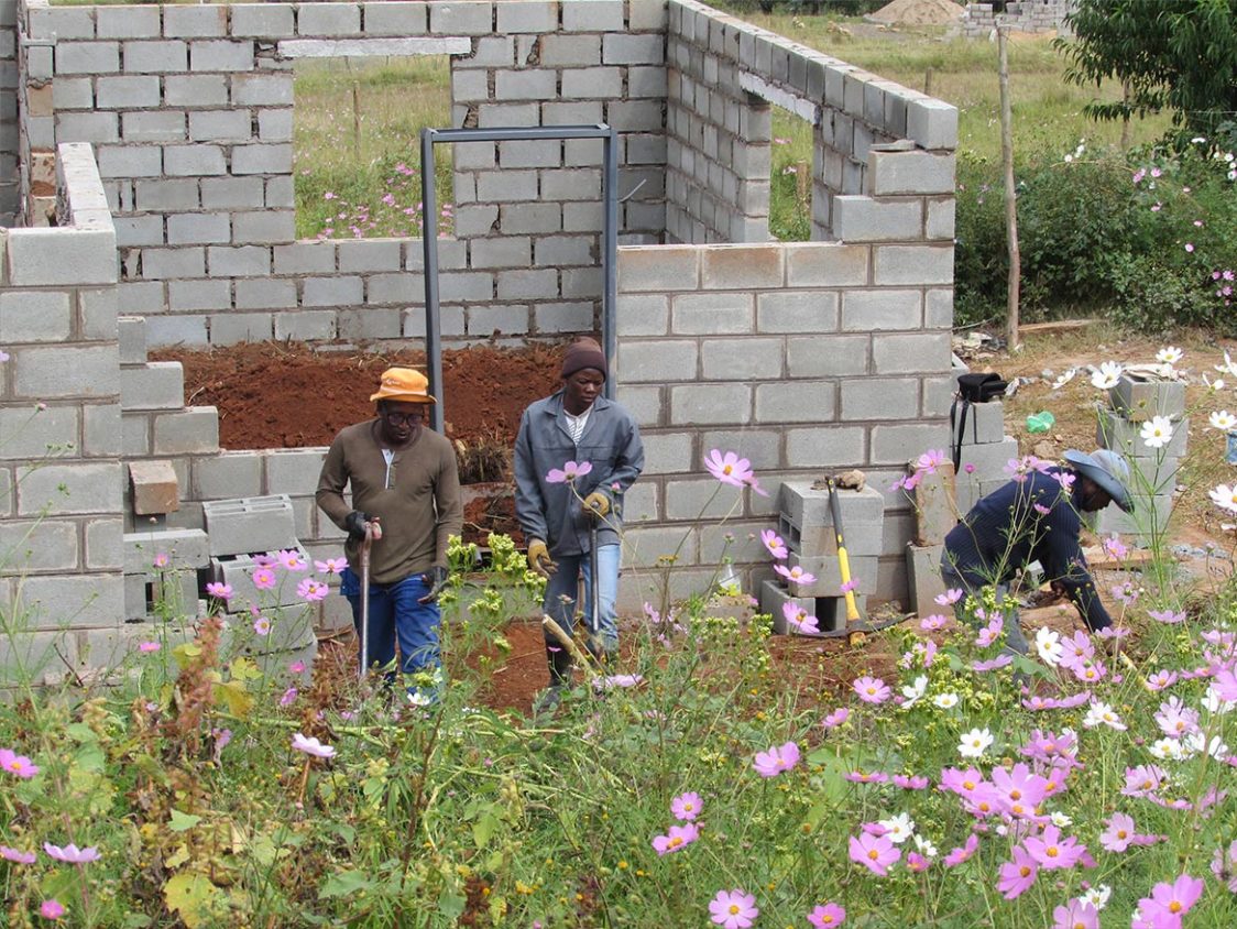 Construction du dortoir – Transjardins – Transgardens
